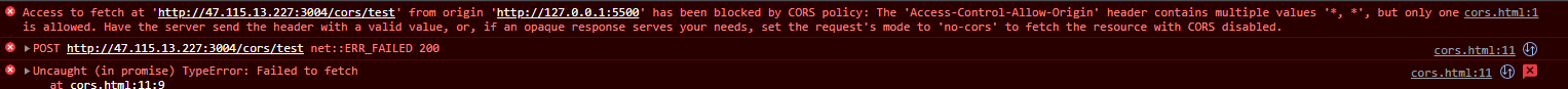 Cors Errors The Access Control Allow Origin Header Contains Multiple Values But Only